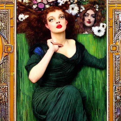 Portrait Of A Hybrid Of A Hybrid Of Judy Garland And Stable Diffusion