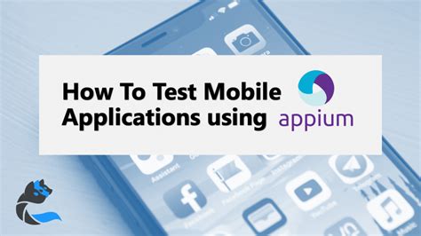 mobile application test automation with appium without coding medium