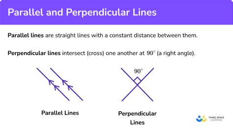 parallel and perpendicular lines gcse maths steps and examples