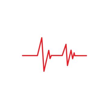 Heartbeat Cardiogram Icon Vector Illustration Illustration White