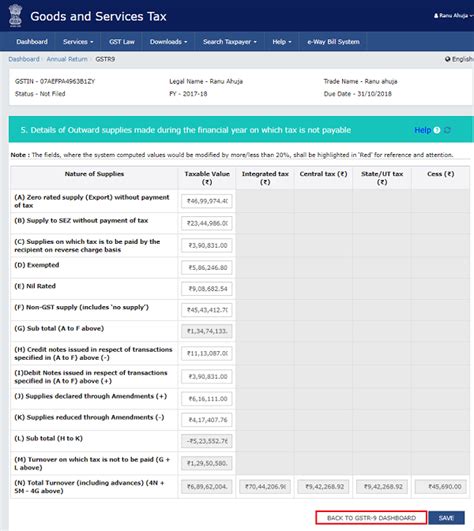 Form Gstr Gst Annual Return How To File With Faqs