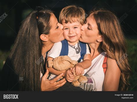 Mom Aunt Holding Image Photo Free Trial Bigstock
