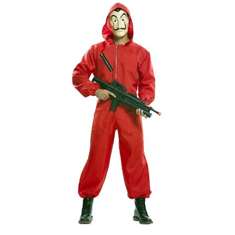 Disfraz de Ladrón la casa de papel de luxe Adulto