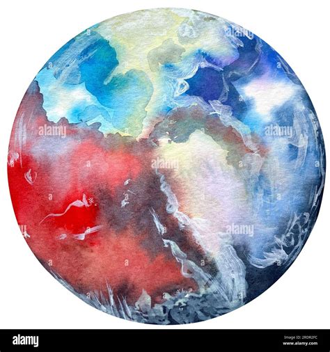 Planets Of The Solar System Watercolour Poster Set Set Of Watercolor