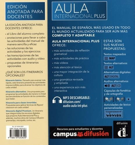 Aula Internacional Plus 3 B1 Edicion Anotada De Roberto Caston