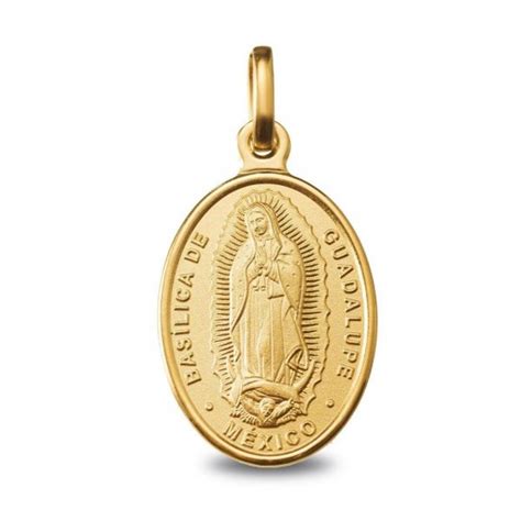 Medalla Virgen de Guadalupe de oro 1262491 Argyor MX Tamaño 18 mm