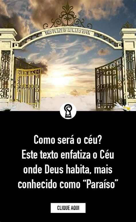 Como Ser O C U Este Texto Enfatiza O C U Onde Deus Habita Mais