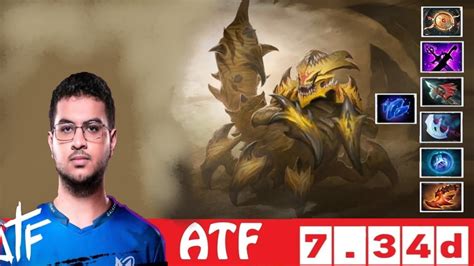 DOTA 2 ATF The SAND KING OFFLANE 7 34d YouTube