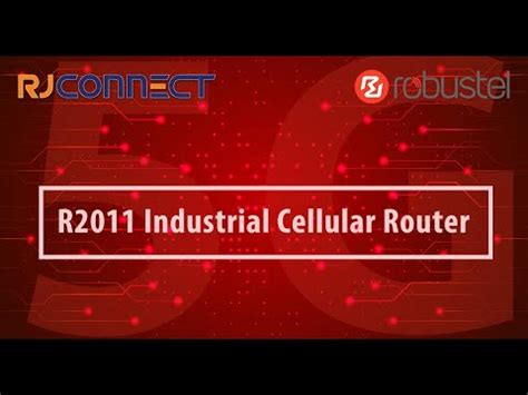 Robustel R2011 Industrial Cellular Router YouTube