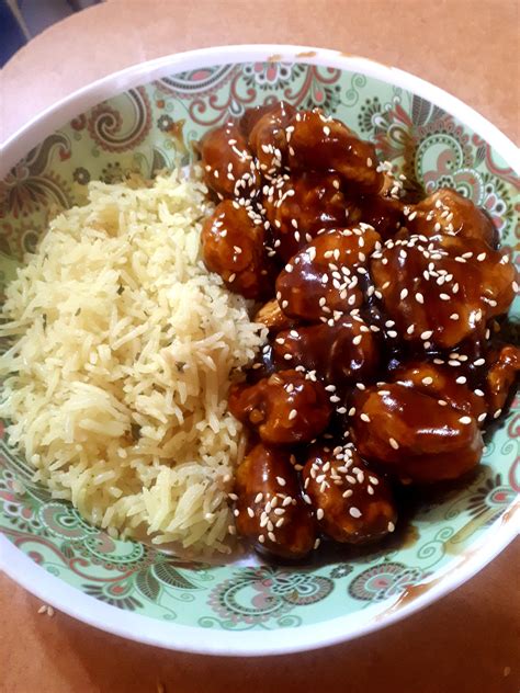 Poulet Général Tao cuisson Actifry Bon Appetit