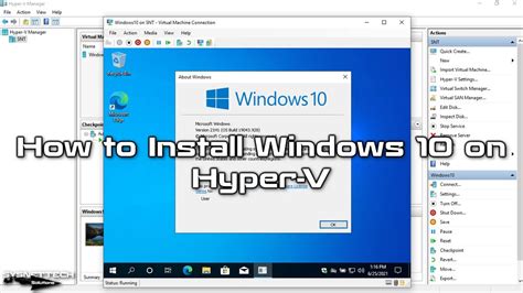 How To Install Windows On Hyper V Sysnettech Solutions Youtube