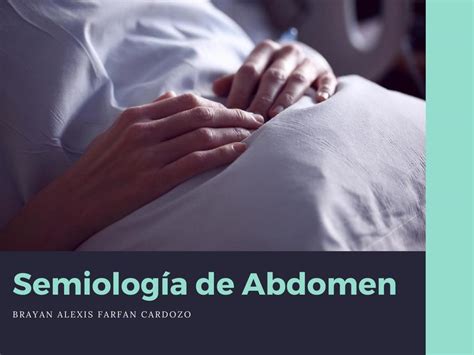 Semiolog A De Abdomen Farfanmed Udocz