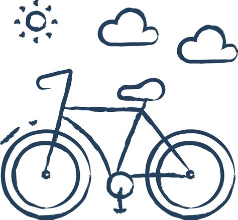 Bicycle Hand Drawn Vector Illustration 34033501 Vector Art At Vecteezy