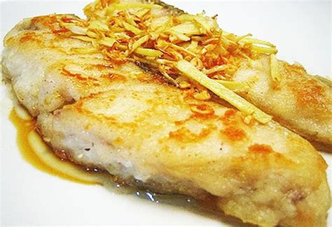Filete De Pescado Al Mojo De Ajo