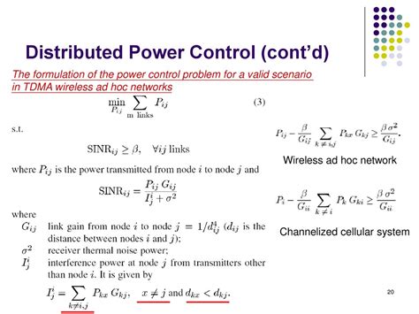 joint scheduling and power control for wireless ad hoc networks ppt download