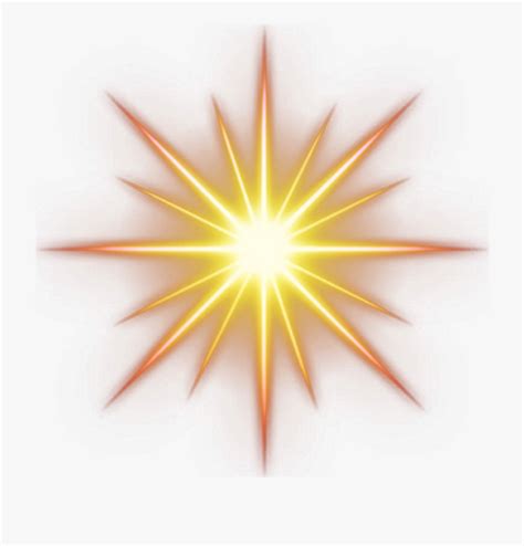 Star Lens Flare Transparent Clip Art Library