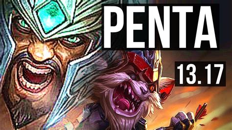 Trynda Vs Kled Top Penta Solo Kills Games Euw Diamond