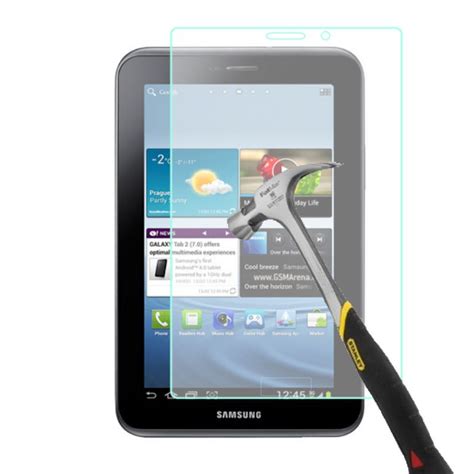 Película De Vidro Temperado 9h Premium Para Tablet Samsung Galaxy Tab 2