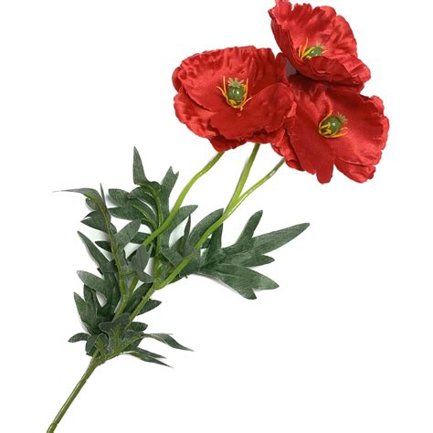 MAK MAKI CZERWONE GAŁĄZKI KWIATY SZTUCZNE 50 cm 13743880780 Allegro pl