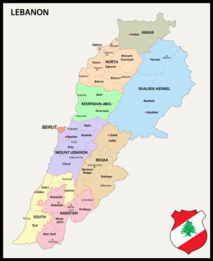 Carte Des Religions Du Liban
