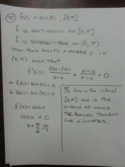 rolle s and mean value theorems on emaze