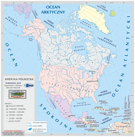 Mapa Konturowa Ameryki