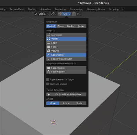 Did You Know You Can Select Multiple Snapping Options At Once R Blender
