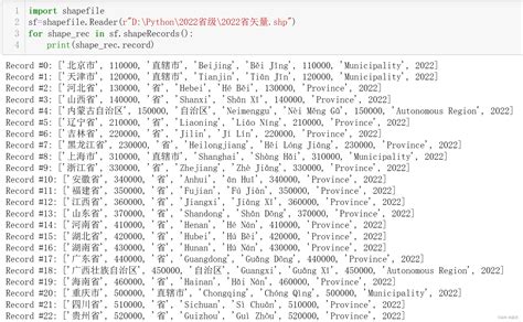 pyhton根据shp文件白化 掩膜地区详细实例 中国各省份 shp文件样例 csdn博客