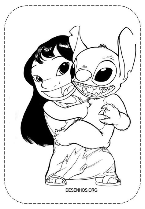 Desenhos Lilo E Stitch Para Imprimir E Colorir Stitch Coloring