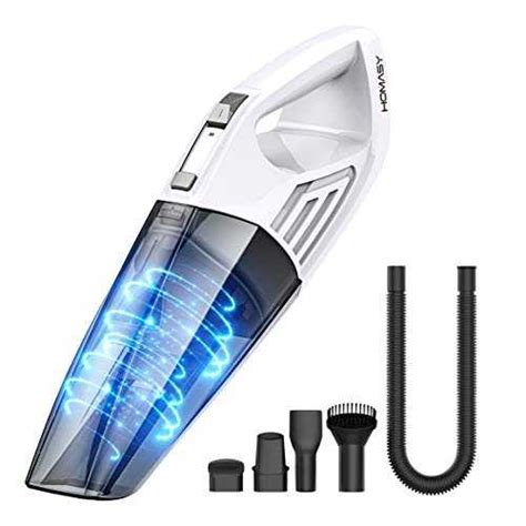 Aspirateur à Main Sans Fil Rechargeable 4Kpa Homasy Petit Aspirateur