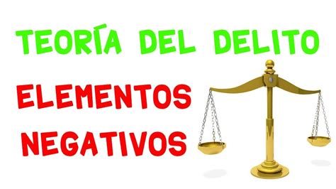 Elementos Del Delito Y Sus Aspectos Negativos Image To U