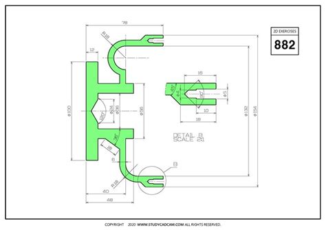 Studycadcam D Cad Exercises Pdf Payhip In Pdf Cad