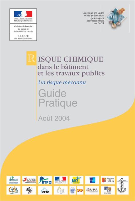 Pdf Ddte Risque Chimique Sant Et S Curit Au Travail Le