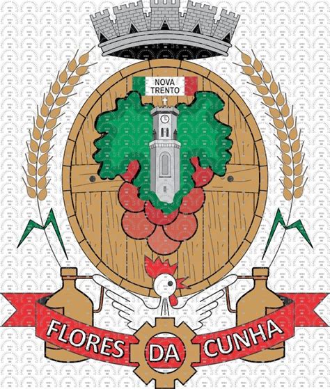Bras O E Bandeira Da Cidade De Flores Da Cunha Rs Mbi Br