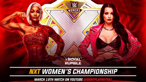 Wwe K Royal Rumble Ppv Saraya Vs Jade Cargill Nxt Womens