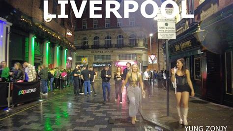 Friday Night England Liverpool Nightlife Youtube