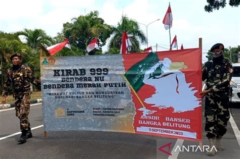Kirab 999 Bendera NU Dan Merah Putih Silahturahmi 1 000 Kyai Kampung