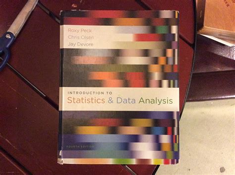 Amazon Introduction To Statistics And Data Analysis Peck Roxy