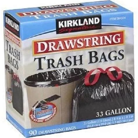 Kirkland Signature Bolsas De Basura Con Cordón 33 Galones Envío gratis