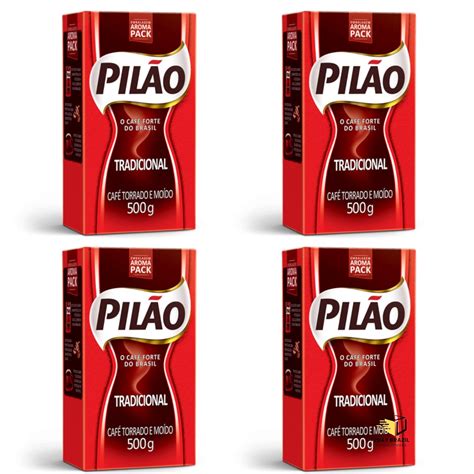 Amazon Pilao Traditional Brazilian Coffee Roast Ground Café
