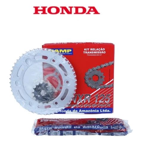 Kit Relação Nxr Bros 125 2013 Á 2015 Honda Hamp Original Shopee Brasil