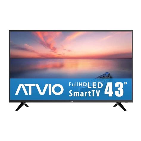 TV Atvio 43 Pulgadas FHD Smart TV LED 43D1S FATSC Walmart