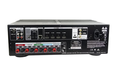 Denon AVR X1000 AV Receiver Kaufen Elektro Land De