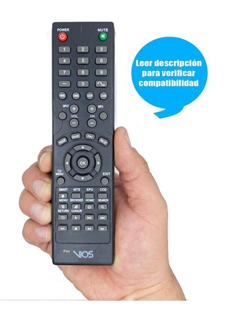 Control Remoto Vios Smart Vledtv3914sm 4pilas REMOTE TELEVISION