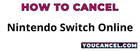 How To Cancel Nintendo Switch Online YouCancel