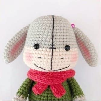 Patr N Gratis Tierno Burro De Navidad Juguete Amigurumi Crochetisimo