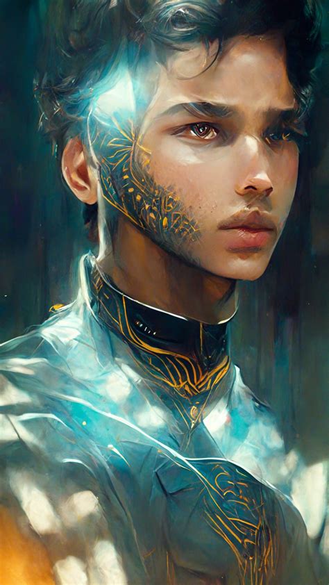 Cyborg Aiart Midjourneyai Midjourney Cyborg Boy Concept Art Robot