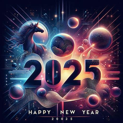 Feliz año nuevo 2025 Poster Banner volante post y feliz año nuevo 2025