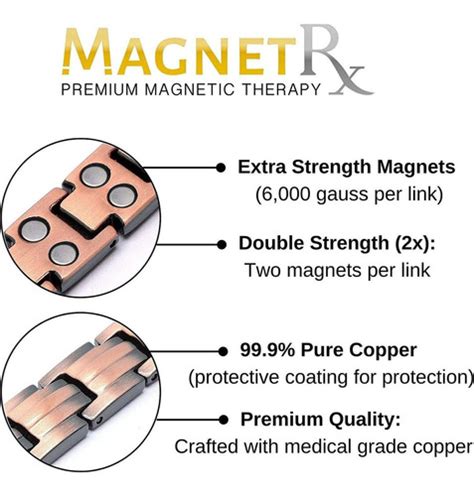 Pulsera Magnética De Cobre Puro Para Mujeres Terapia Magné Meses
