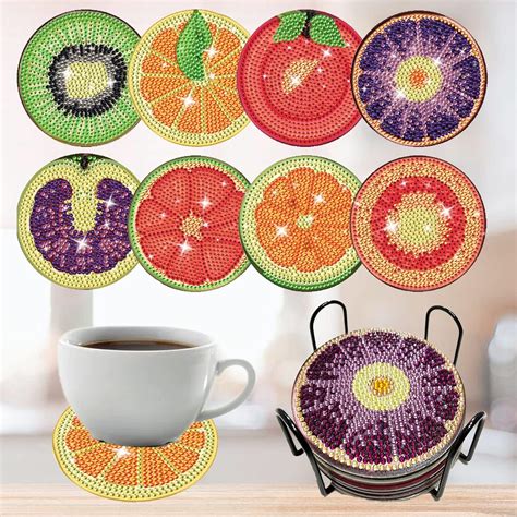 Diamond Painting Untersetzer DIY 5D Diamant Art Untersetzer